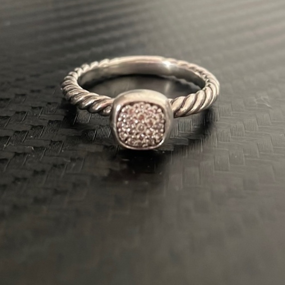 David Yurman Pave Stacking Ring - Gem